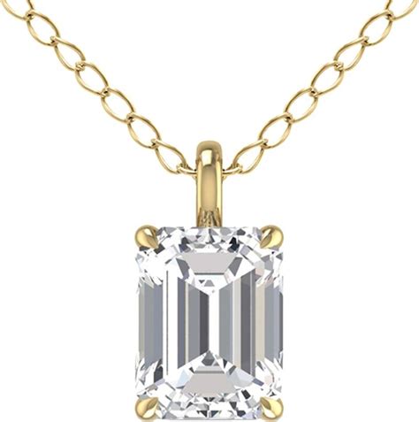 Lab Grown Diamonds 14k 100 Ct Tw Diamond Necklace Shopstyle