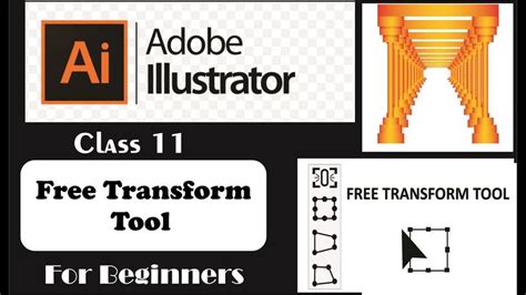 Adobe Illustrator Training Class 11 Learn Free Transform Tool