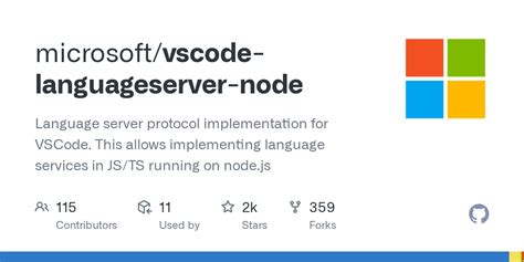 Github Microsoftvscode Languageserver Node Language Server Protocol Implementation For