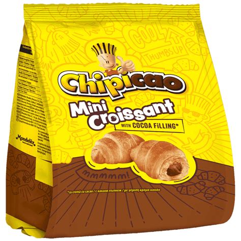 Chipicao Mini Κρουασάν Με Γέμιση Κρέμα Κακάο 60g Kouvas Market