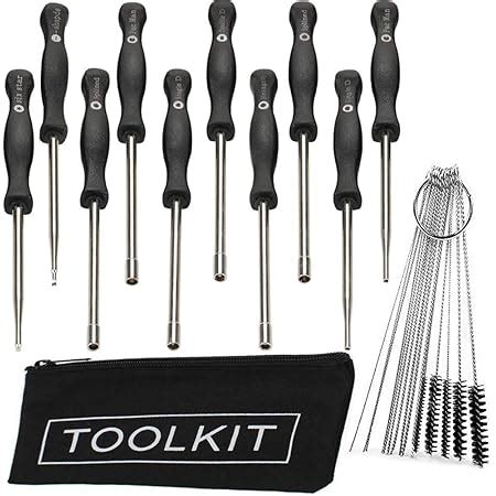 Amazon.com: 11 Pcs Carburetor Adjustment Tool Screwdriver Kit for Common 2 Cycle Carburator ...