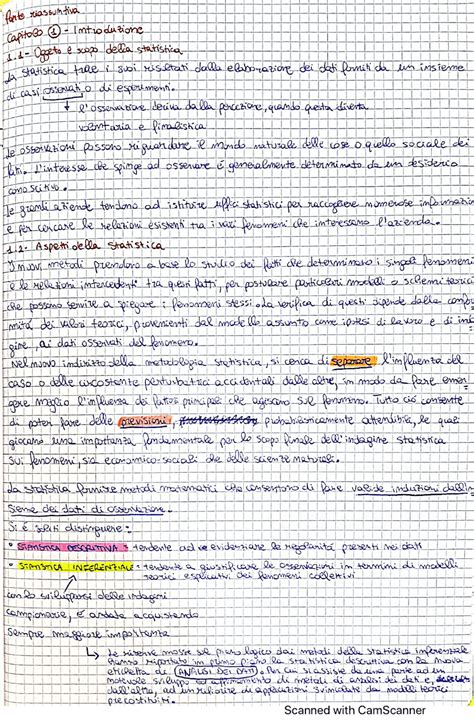 Riassunti Statistica Libro Giovanni Girone Sbobinature Di Statica