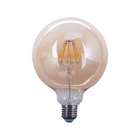 G95 6w Es And E27 Amber Warm White Dimmable Filament Led Globe