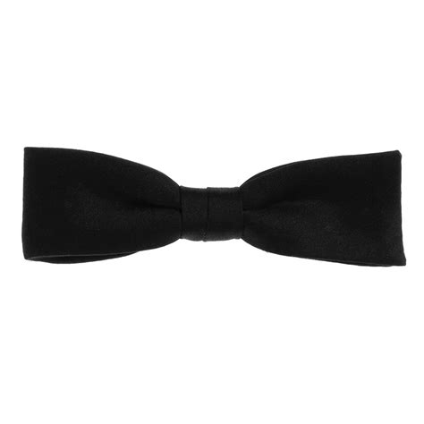 100 Silk Black Skinny Bow Tie Vavras Menswear