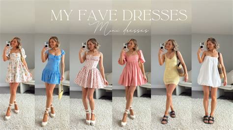 Mini Dress Try On Haul My Favourite Mini Dresses Summer Dresses