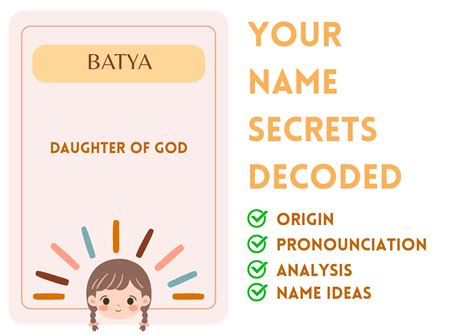 Batya Jewish Girl Name Meaning And Pronunciation