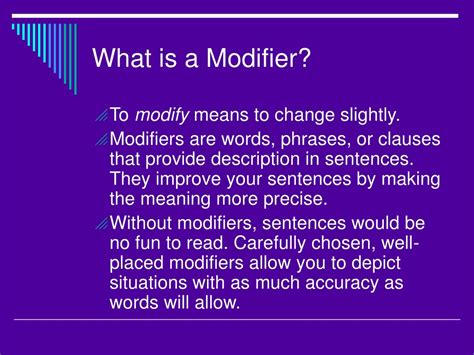 Ppt Misplaced Or Dangling Modifiers Powerpoint Presentation Free