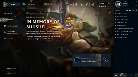 Riot Tri ân Huyền Thoại Shushei