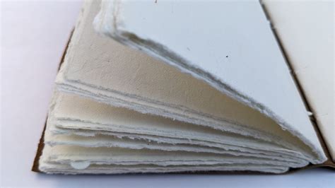 Vintage Handmade Deckle Edge Paper Recycled Cotton Papers 125 Gsm