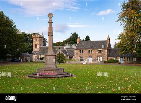 Dirleton Village And Village Green East Lothian Scotland Uk Stock
