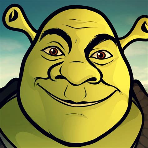 Шрек голова рисунок 95 фото