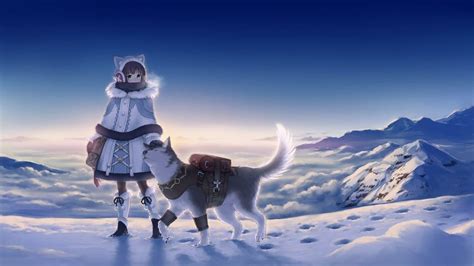 Anime Girls Winter Wallpapers Wallpaper Cave