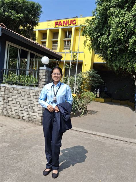 Chaitali Mahajan On Linkedin Robotics Fanuc Industrialvisit