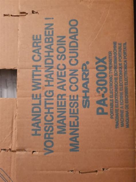 Sharp Pa 3000 Elektronska Pisaća Mašina Novo