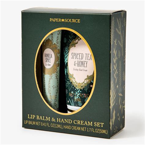Hand Cream And Lip Balm Set Paper Source