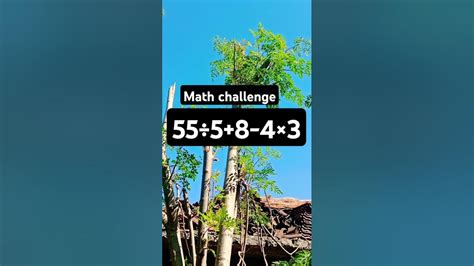 Math Challenge Maths Mathchallenge Youtube