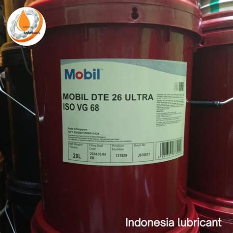 Jual Mobil Dte 26 Ultra Hidrolik Oil Iso Vg 68 Original Pail 20 Liter