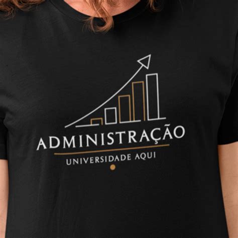 Camiseta Curso De Administração Personalizada
