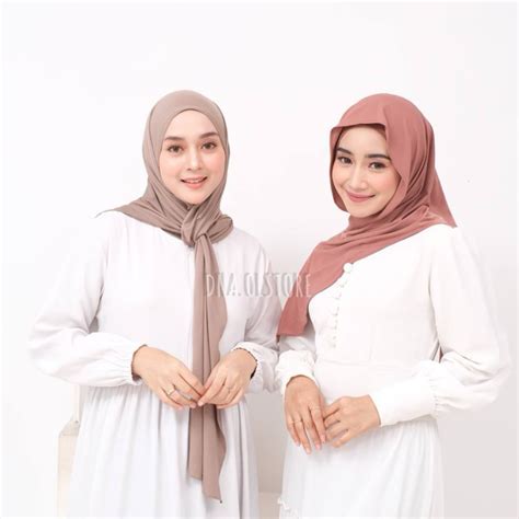 Jual Pashmina Jasmime Premium Pashmina Jasmine Bahan Jersey Ori Berkualitas Shopee Indonesia