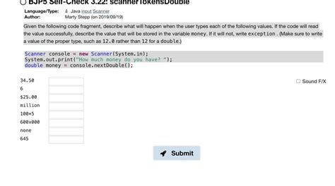 Solved Bjp5 Set Check 322 Scanner Tokensdouble
