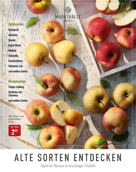 Markthalle Apfelsorten Oder Birnensorten Angebot Bei Dinea 1prospekte De