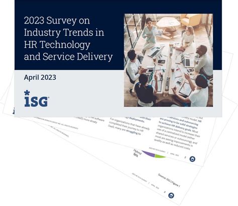 Francesca Devonshire On Linkedin 2023 Isg Survey On Industry Trends In Hr Technology And