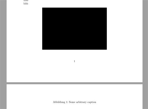 Captions Image And Captionof On Different Pages TeX LaTeX Stack Exchange