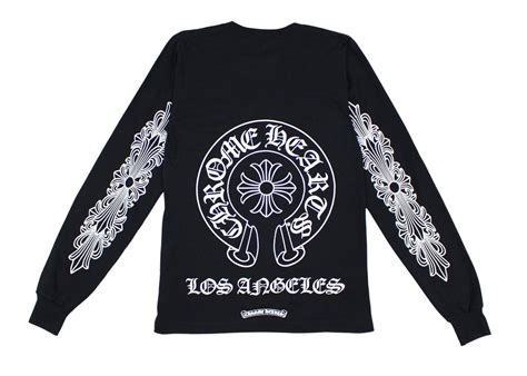 Chrome Hearts Los Angeles Excluisve Long Sleeve T Shirt In Black