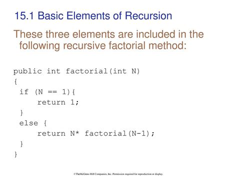 Chapter 15 Recursive Algorithms Ppt Download