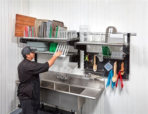 Cambro Debuts Rust Free Camshelving Elevation Series Wall Shelving