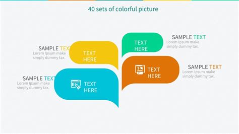 Group Of Colorful Speech Bubbles Google Slide Theme And Powerpoint Template - Slidedocs