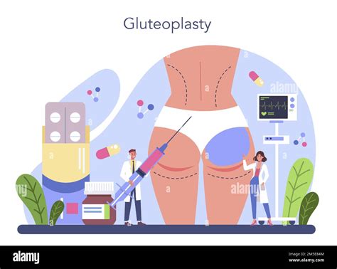 Gluteoplasty Vector Vectors Stock Vector Images Alamy