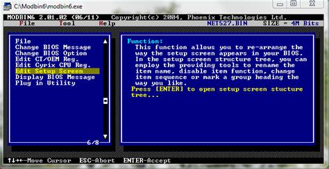 A Learning Guide For Using Modbin For Award BIOS