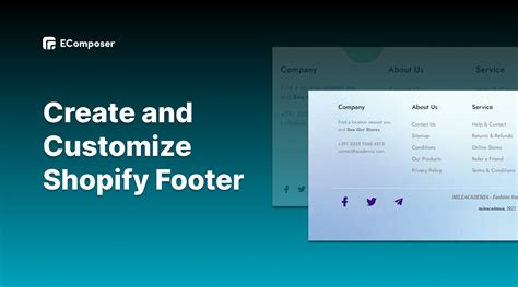 How To Create And Customize Shopify Footer Ecomposer