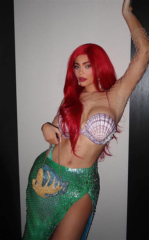 Kylie Jenner Is Red Hot As Ariel In Latest Halloween Costume E News