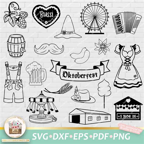 Plotterdatei Oktoberfest Bundle In Svg Png Dxf