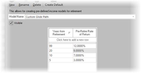 Glide Path Template Excel