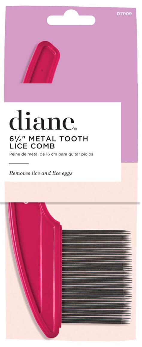 Diane Comb Lice W Metal Teeth