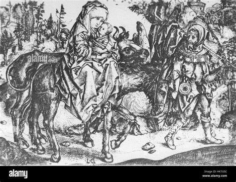 This Artwork Titled Flight Into Egypt Depicts The Biblical Journey