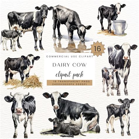 Dairy Cow Clipart 250 Free Dairy Cow Clipart Images