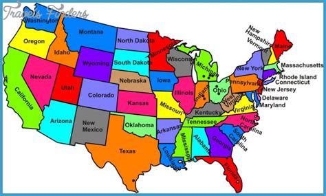 United States Map Travelsfinderscom