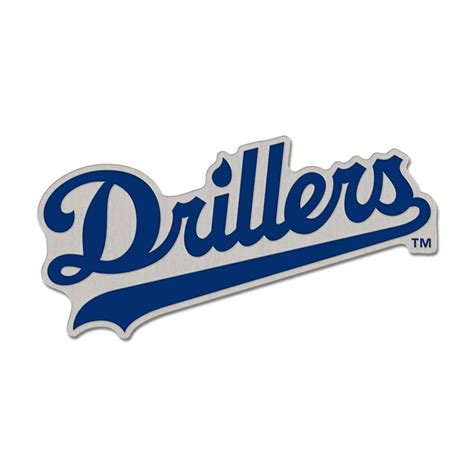 Tulsa Drillers Logo Pin