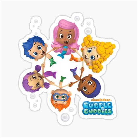 Bubble Guppies Nonny Deema Oona Molly Goby Gil Sticker For Sale