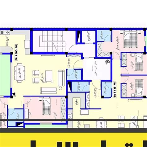 ‎طراحی تخصصی پلان معماری‎ On Instagram‎ طراحی پلان آپارتمانی مشخصات پروژه 👇🏻 موقعیت بنا