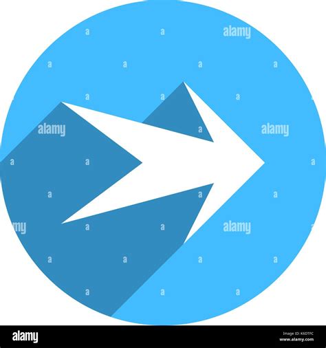 Use It In All Your Designs Arrow Sign Direction Icon In Circular Shape Flat Web Internet