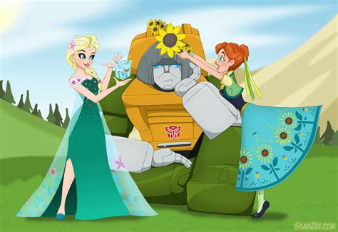Disneytransformers Crossover Art By Silas Zee 2012 19 R
