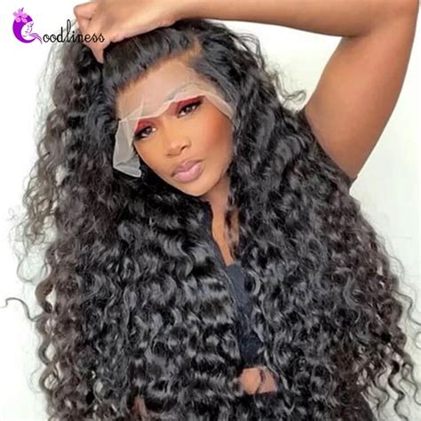 Loose Deep Wave 13x6 Lace Frontal Wig Human Hair Wigs Women Raw Indian