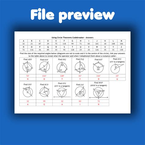 Using Circle Theorems Codebreaker Andy Lutwyche