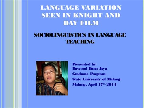 ppt language variation ppt