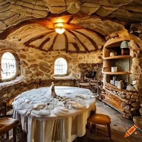 Realistic Interior Photography Of A Mushroom House On Craiyon